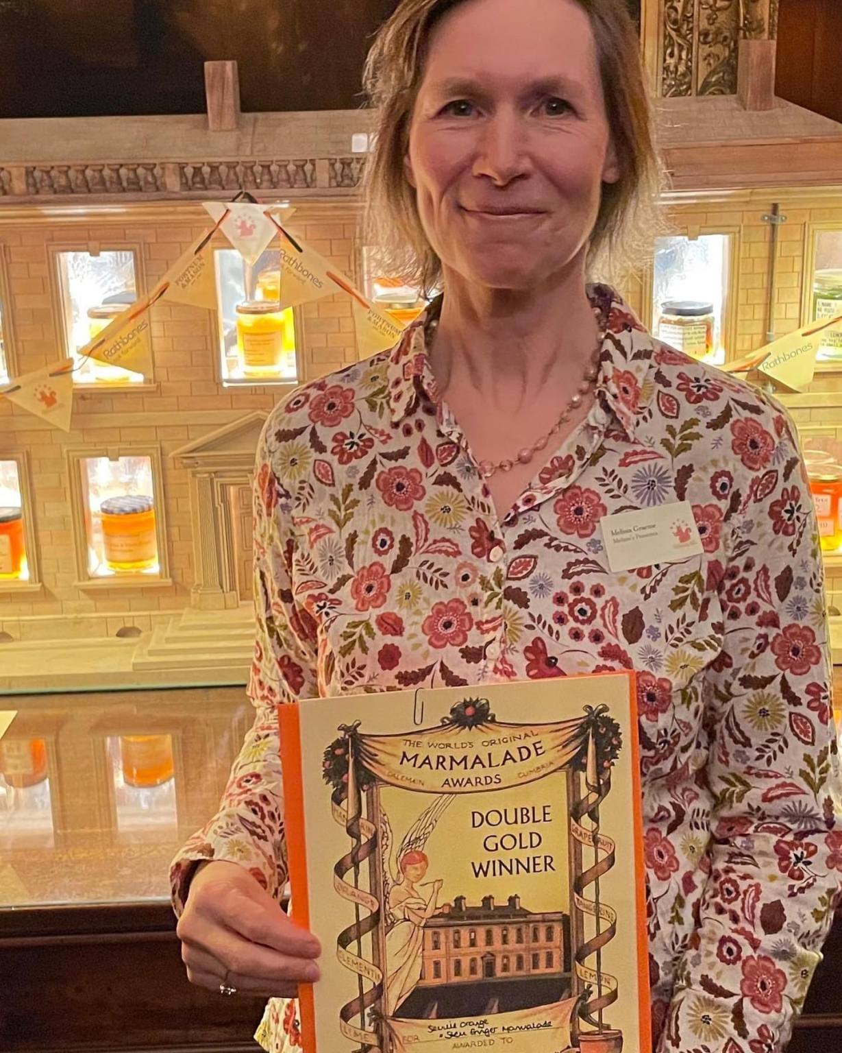 Melissa Graeme, Double Gold winner with her Seville Orange & Stem ...